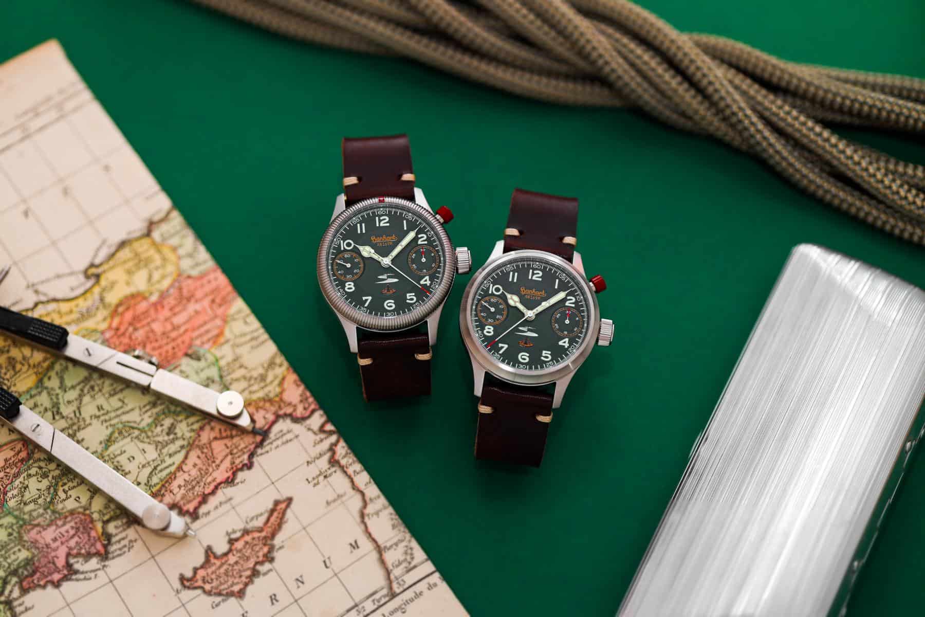 Hanhart Chronograph: AUSTRIAN AIR FORCE AW169M Limited Edition ...